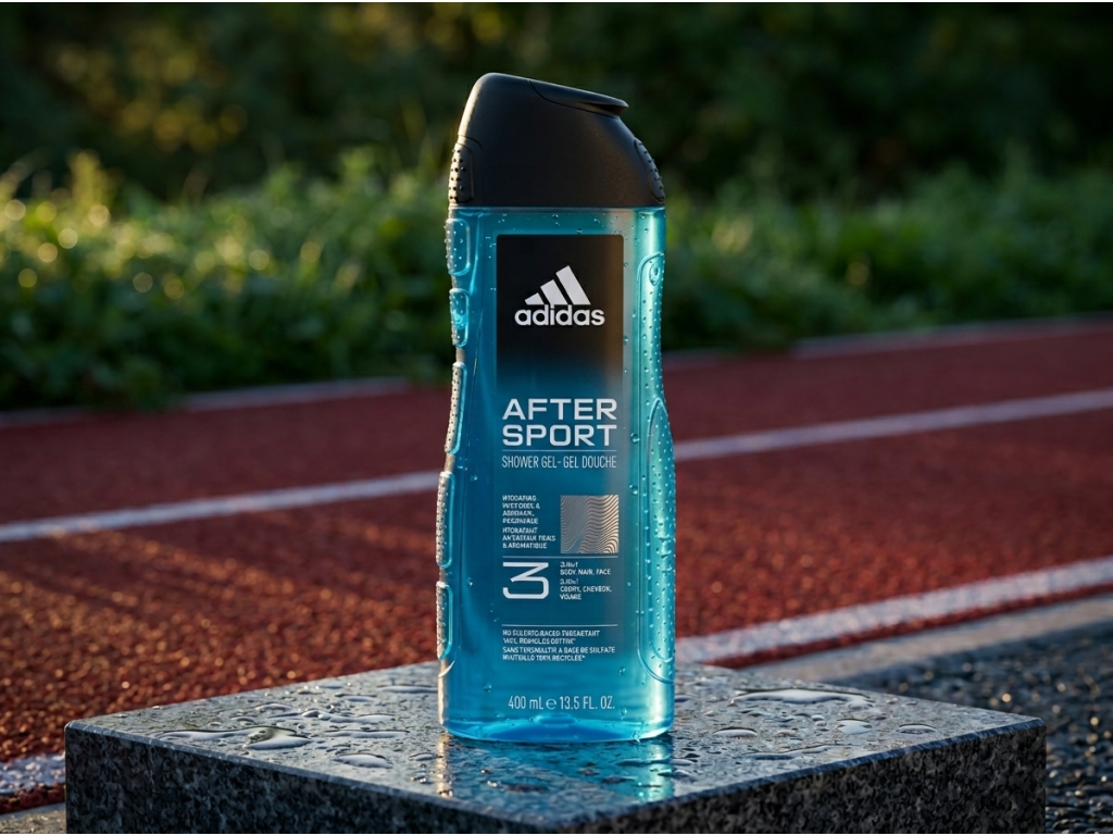 Adidas 3 After Sport sprchový gel 400 ml